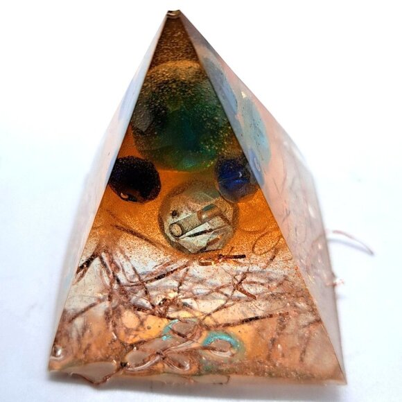 Handmade | Accents | Orgonite 4 Sided Pyramid Energy 2 Tall | Poshmark